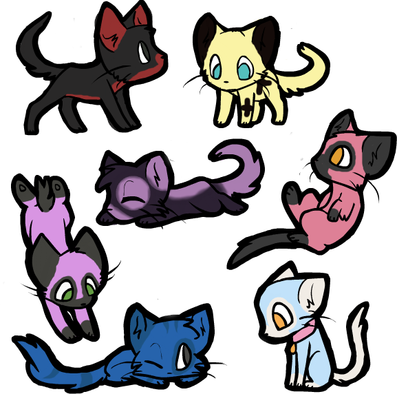 Download Aphmau Transparent Kawaii Cat - Aphmau Cats - Full Size PNG ...