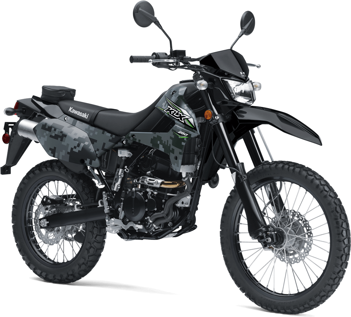 Download 2018 Klx®250 Camo - Kawasaki Klx 250 2010 - Full Size PNG ...