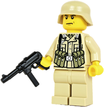 Download Ww2 German Soldier With Mp40 - Lego German Soldier Transparent ...