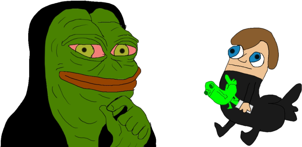 Download Emperor Pepe And Luke Dickbutt - Cartoon - Full Size PNG Image - PNGkit