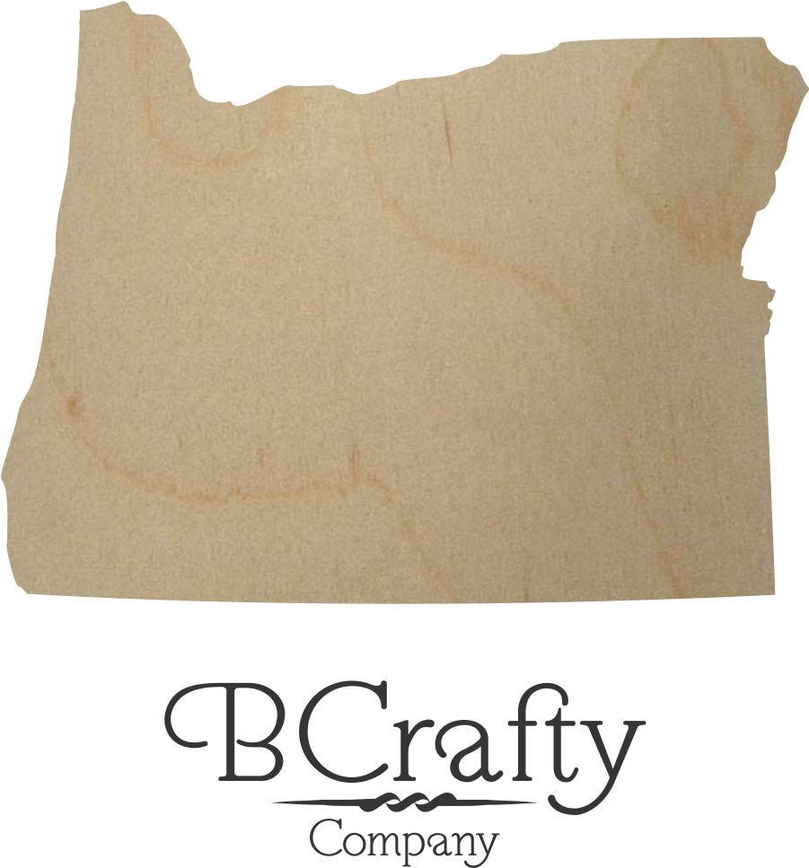 Download Wooden Oregon State Shape Cutout - Oregon Shape - Full Size ...