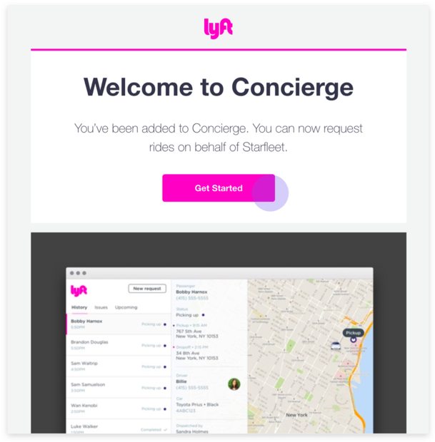 Download Find Your 'welcome To Lyft Concierge' Email Invitation ...