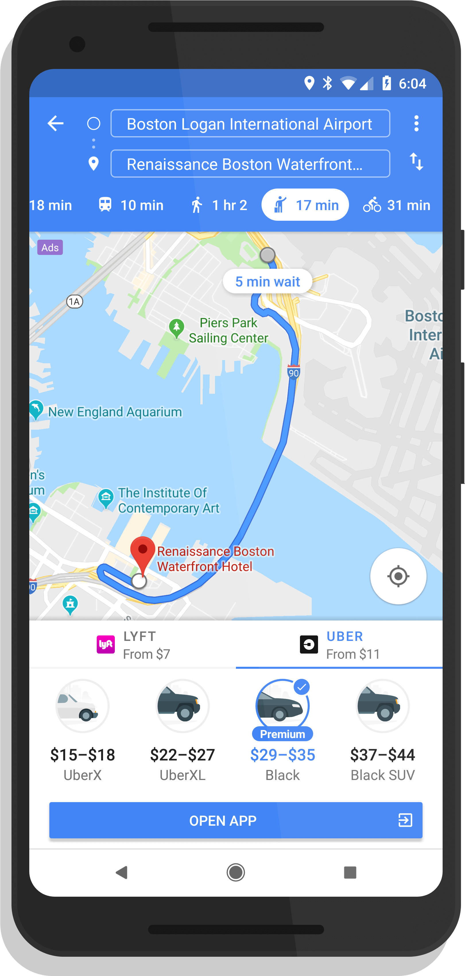 Download Ride Share Changes In Google Maps - Google Maps - Full Size ...