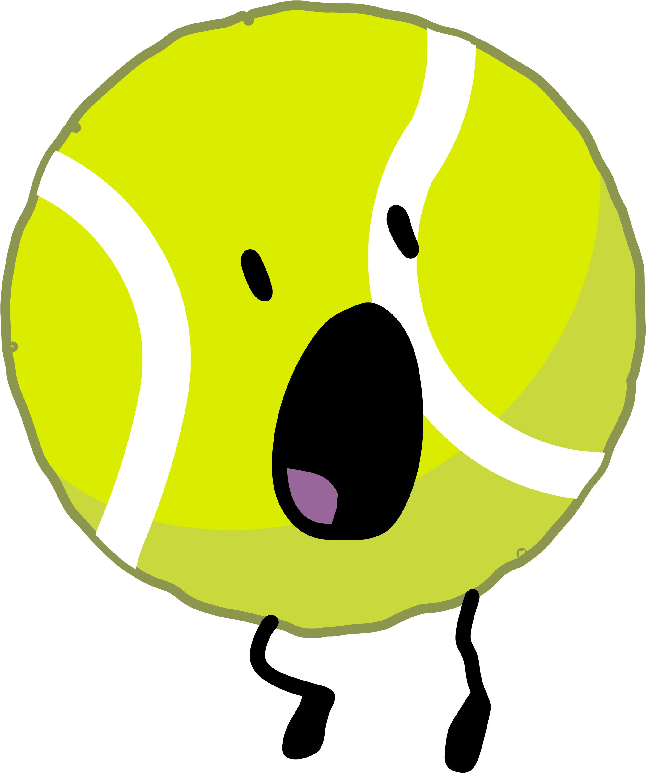 Download Ball Clip Rolling Object Png Freeuse Stock - Tennis Ball Bfb ...