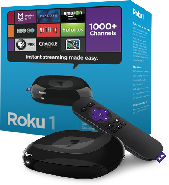 Download (new) Free Shipping Roku 1 Streaming Media Player (2710r) - Full Size PNG Image - PNGkit