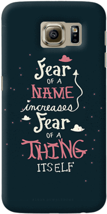 Download Dumbledore On Fear Samsung Galaxy S6 Case - Harry Potter Quote ...
