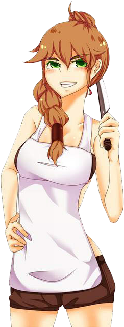 Download Butcher Villager - Minecraft Villager Butcher Girl - Full Size ...