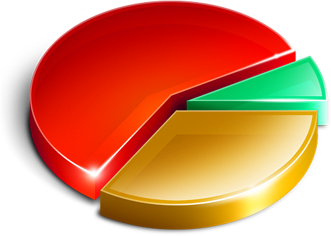 Download 3d Chart 4 Icon Png - 3 Pie Chart Png - Full Size PNG Image ...