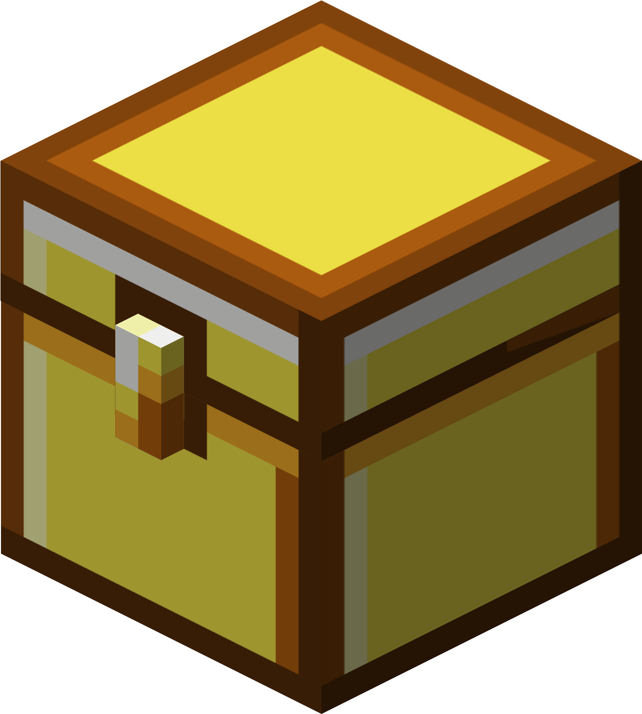 Download Chest Clipart Minecraft - Minecraft Gold Chest Png - Full Size ...