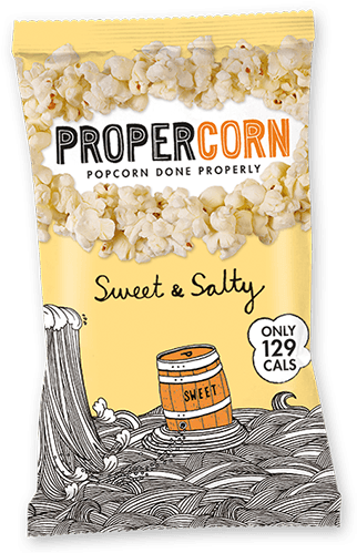 Download Propercorn Sweet Salty - Propercorn Popcorn - Full Size PNG ...