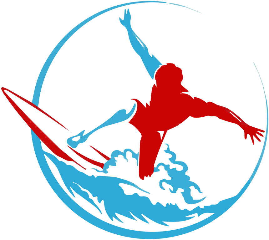 Download Wakesurfing Organization Logo - Surfer Design - Full Size PNG ...