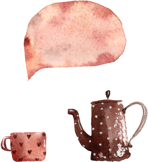 Download Hand Painted Milk Tea Kettle Png Transparent - Kettle - Full ...