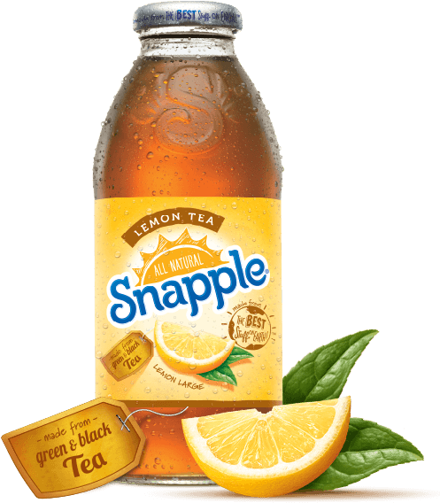 Download Snapple Lemon Tea - Snapple Raspberry Tea - Full Size PNG ...