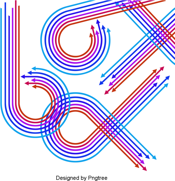 Download Simple Cartoon Direction Arrow Design, Simple, Direction ...