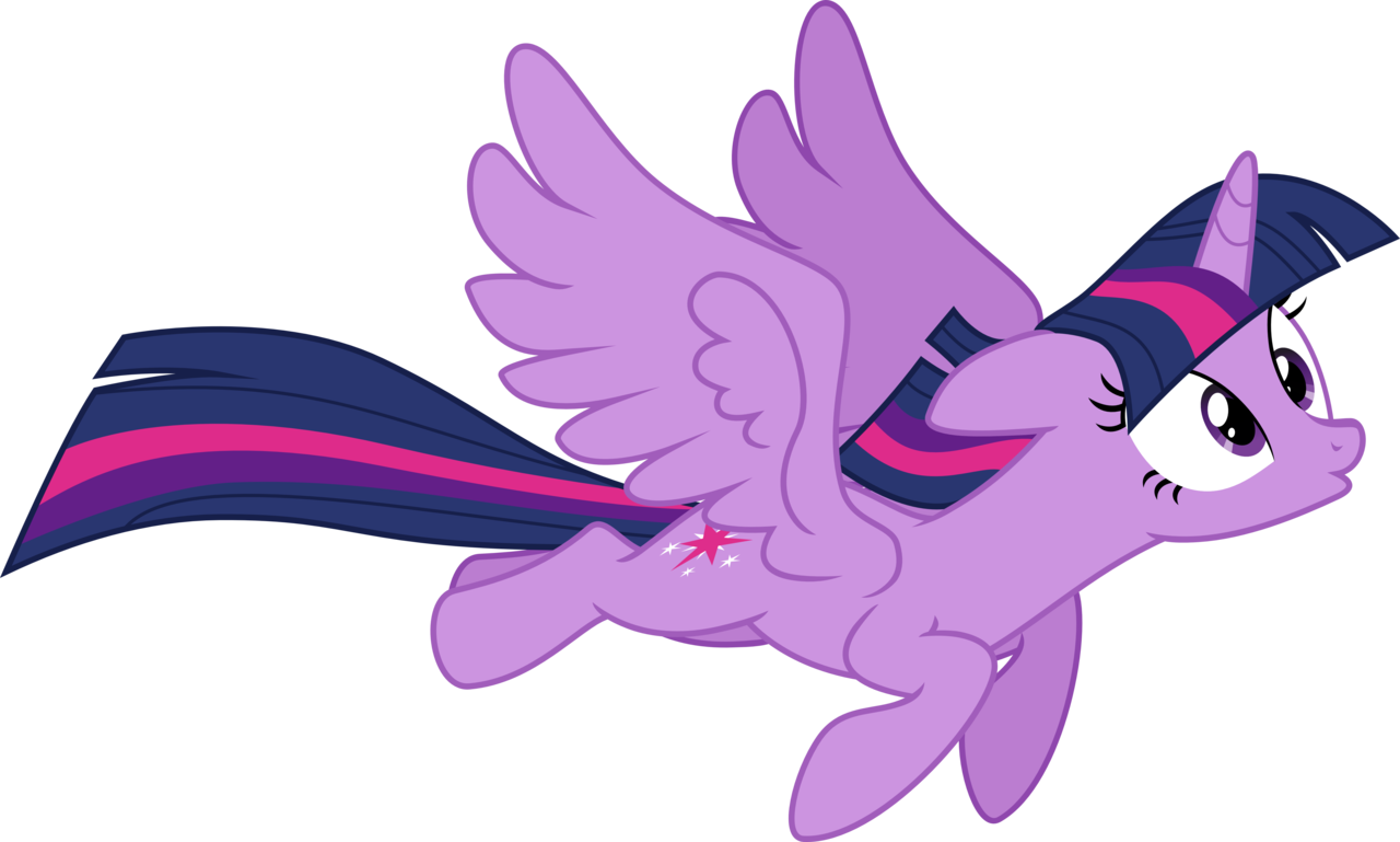 Download Twilight Vector Flying Svg Freeuse - Princess Twilight Sparkle Flying - Full Size PNG ...