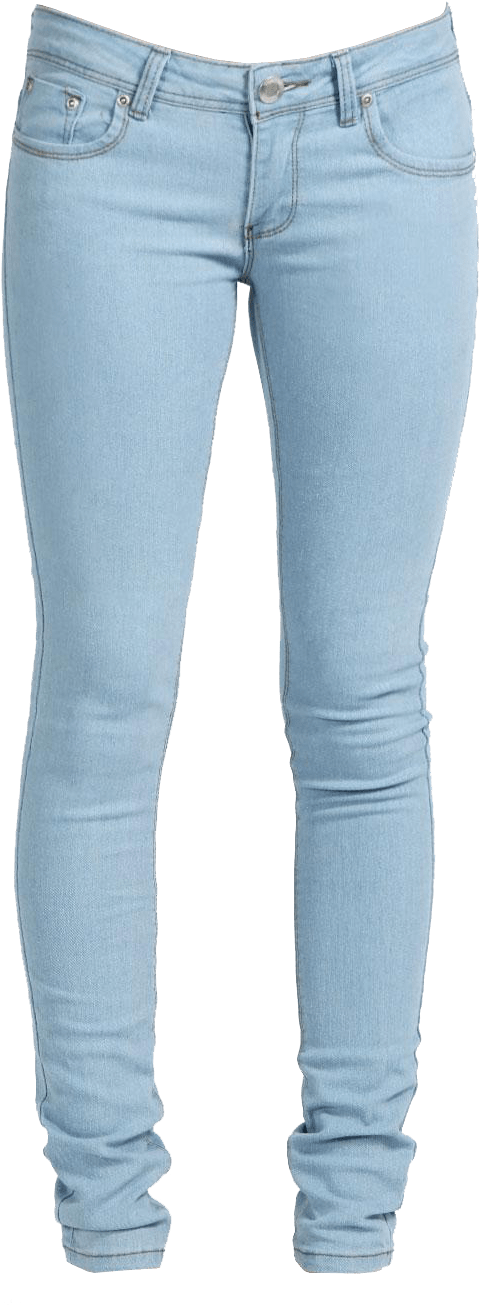 Download Light Blue Denim Jeans Transparent Background Clothing - Jeans ...