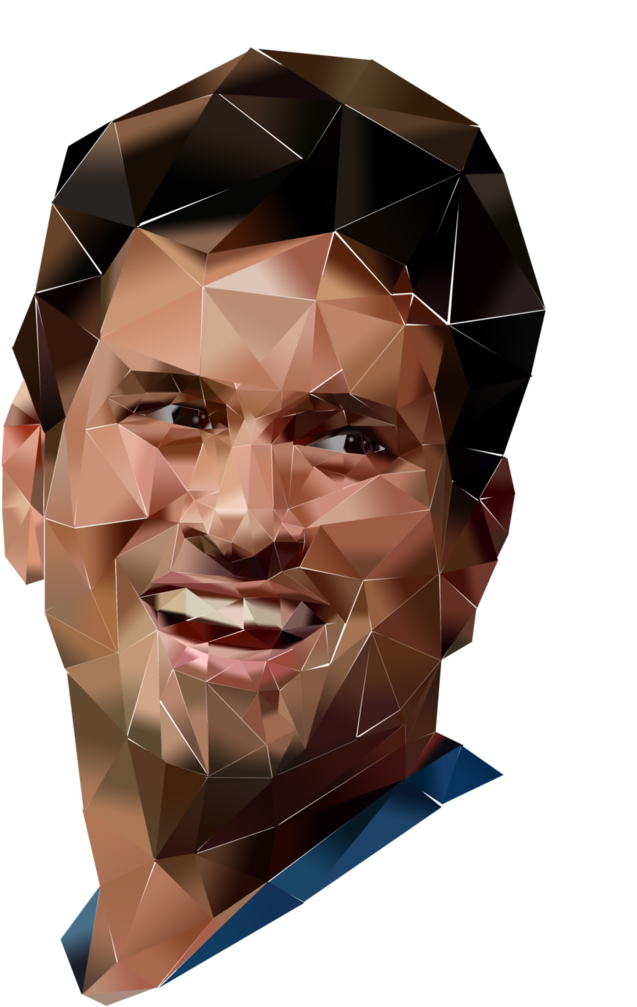 Download Polygon Portrait Of Sachin By Kapil Verma The God Of - Sachin ...