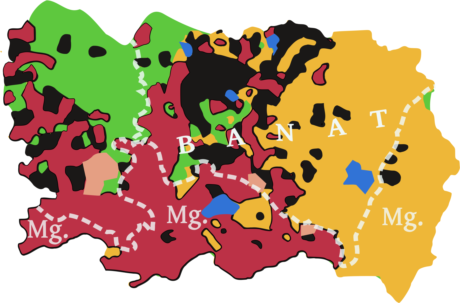 Download Ethnic Map Of The Serbian Voivodeship And Banat Military ...