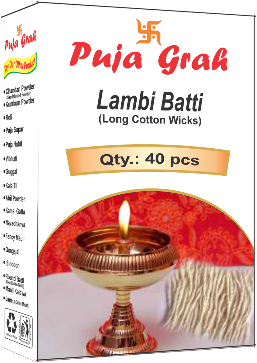 Download Image - Puja Grah Round Batti (round Cotton Wicks) - Full Size ...