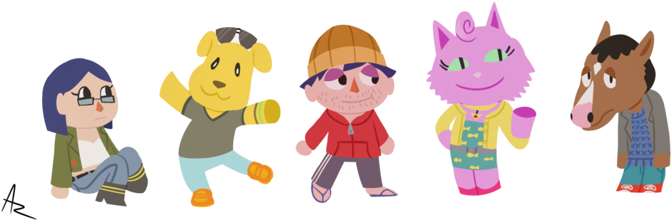 Download "animal Crossing Bojack" By Tuna-loony - Bojack Horseman ...