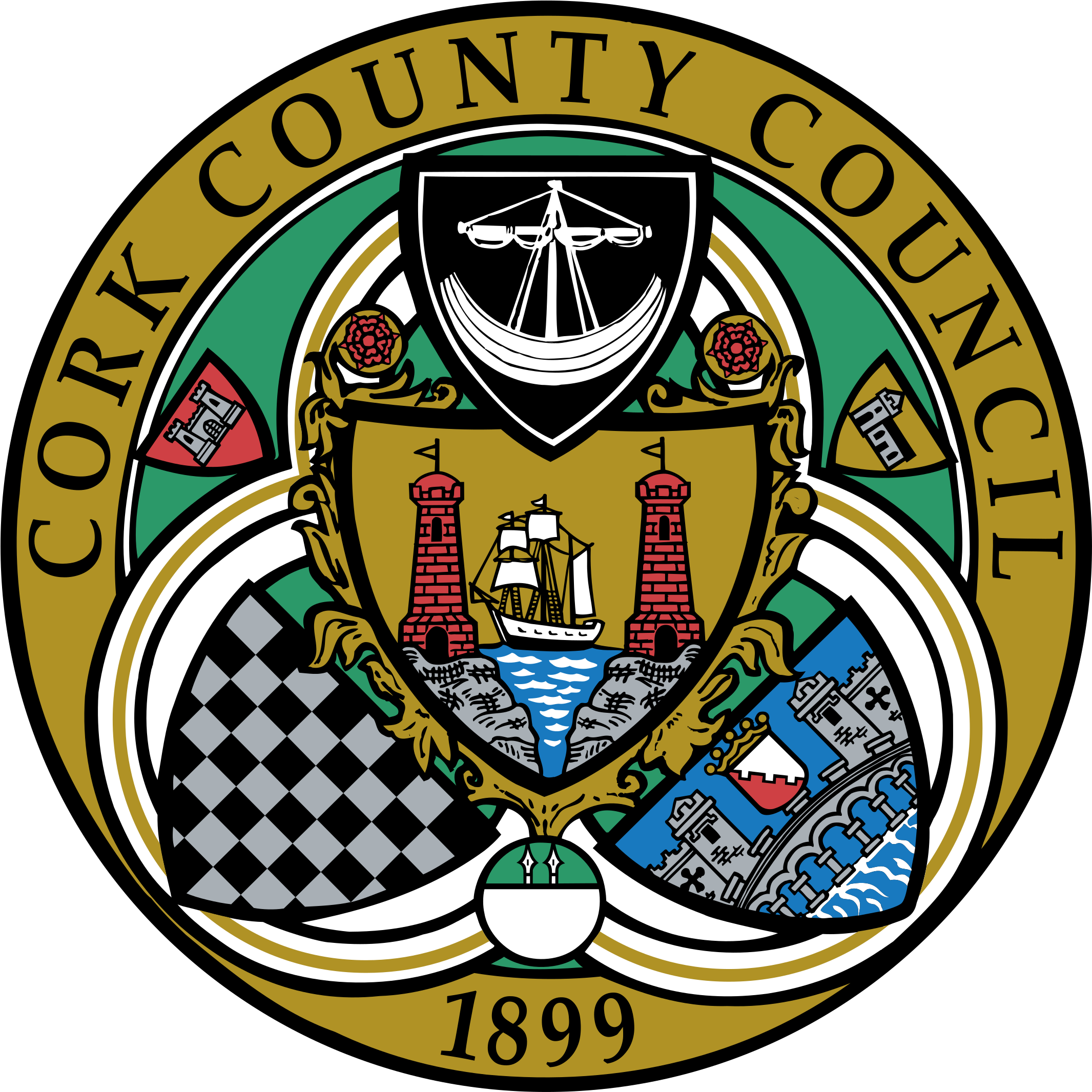 Download Cork Crest Logo Png Transparent - Cork County Council Logo Png ...