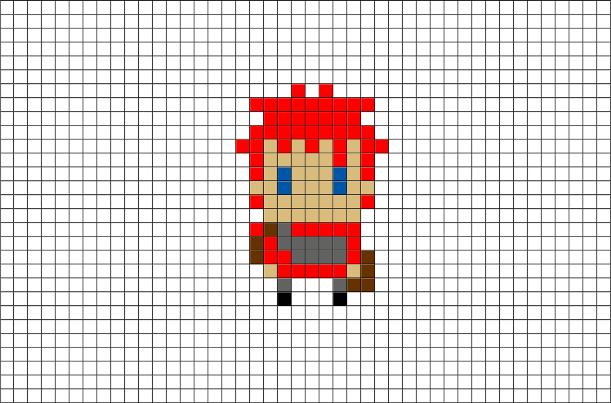 Download Naruto Gaara Pixel Art - Full Size PNG Image - PNGkit