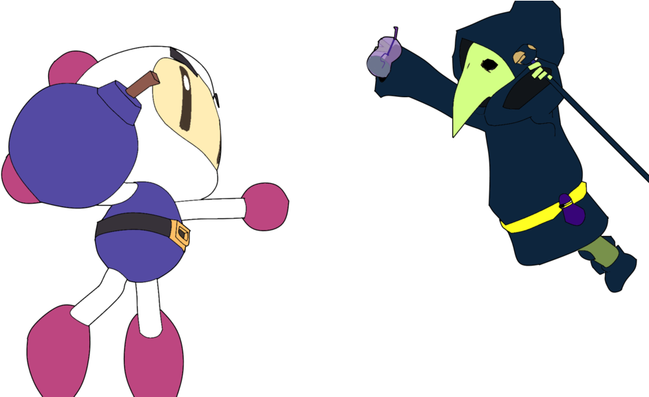 Download Bomberman Vs Plague Knight Transparent Background By ...