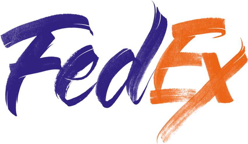 Download Fedex - Famous Hand Drawn Logos - Full Size PNG Image - PNGkit