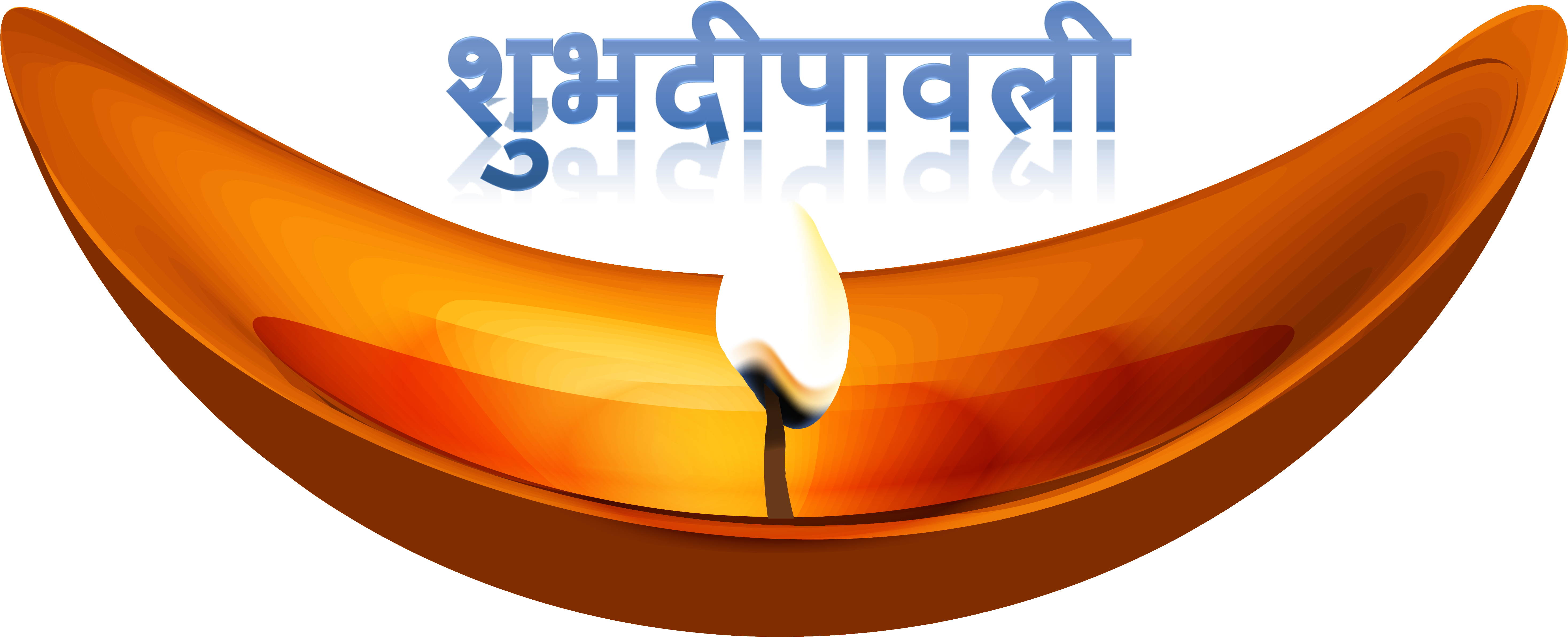 Download Transparent Shubh Deepavali Png Image - Diwali Diyas Png - PNGkit