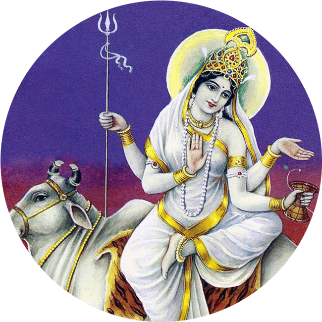 Download Devi Mahagauri - Maa Mahagauri - Full Size PNG Image - PNGkit