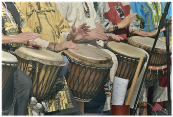 Download Poster: Hbak's Jembe Players, 61x41cm. - Full Size PNG Image ...