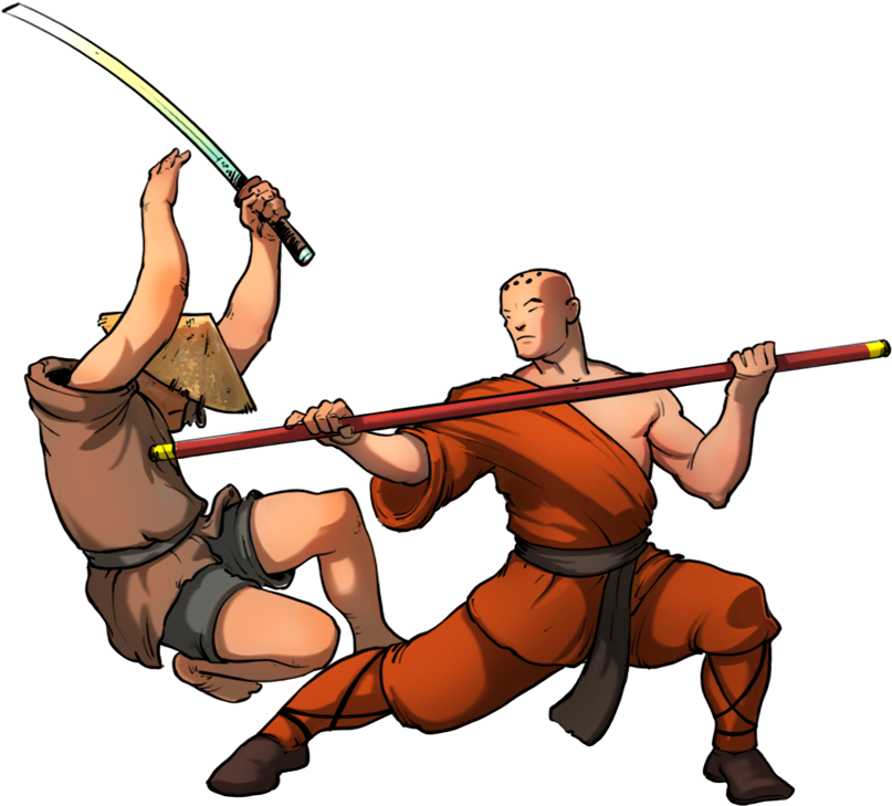 Download 10 Types Of Chinese And Japanese Polearms, Each With - Cartoon ...