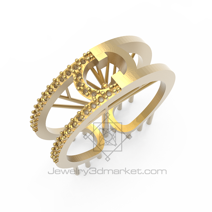 Download 3d Model Printer Sla - Jewelry 3d Model Ring - Full Size PNG ...
