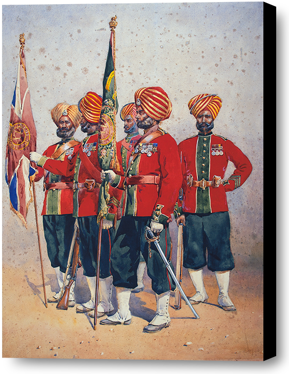 Download Soldiers Of The 15th Ludhiana Sikhs - British Empire Indian ...