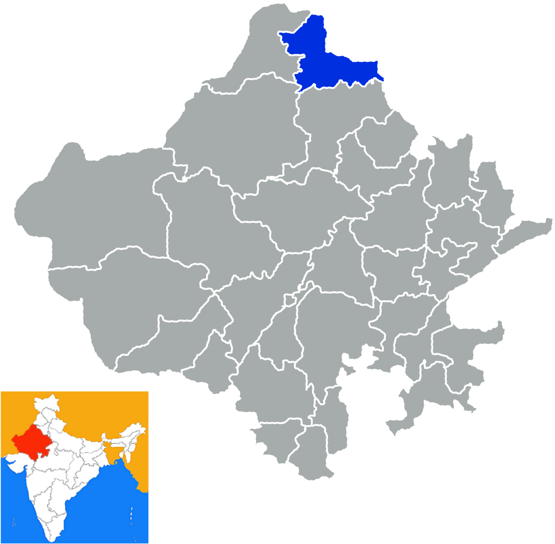 Download Rajasthan Map Vector - Full Size PNG Image - PNGkit