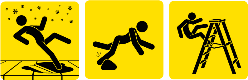 Download Prevent Slips, Trips And Falls - Slips Trips And Falls Clipart ...