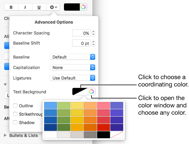Download Controls For Choosing A Background Color For Text - Highlight ...