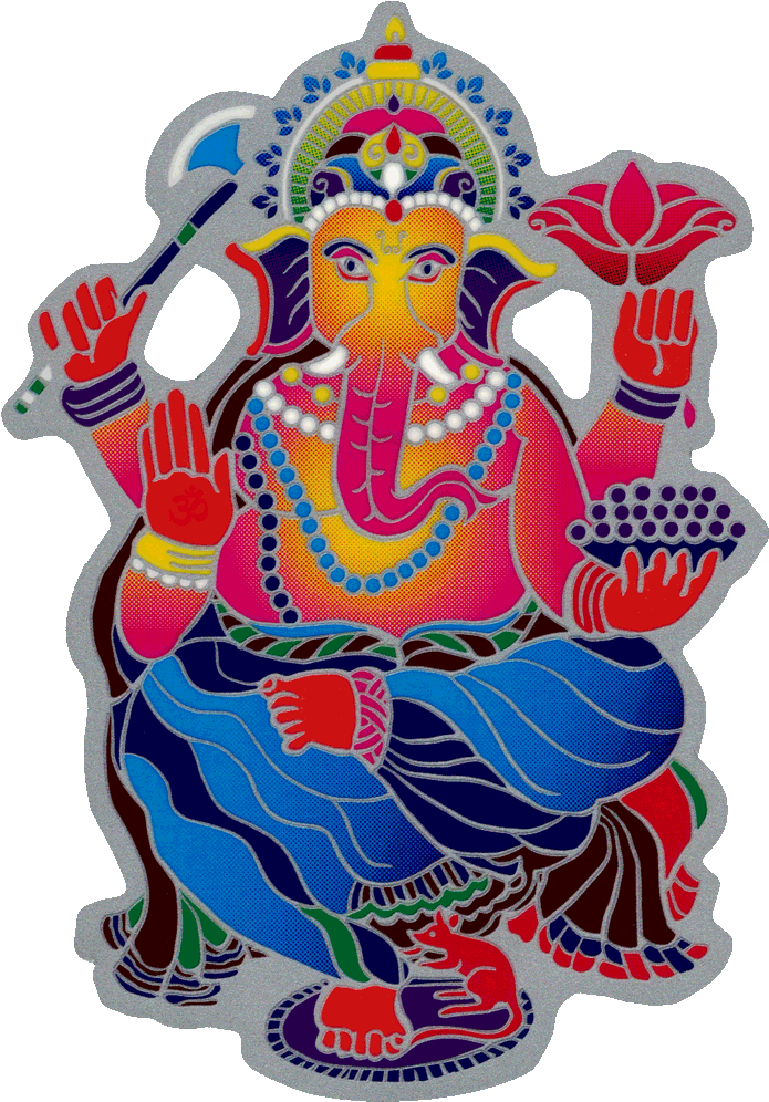 Download Window Sticker / Decal - Dancing Ganesha - Full Size PNG Image ...