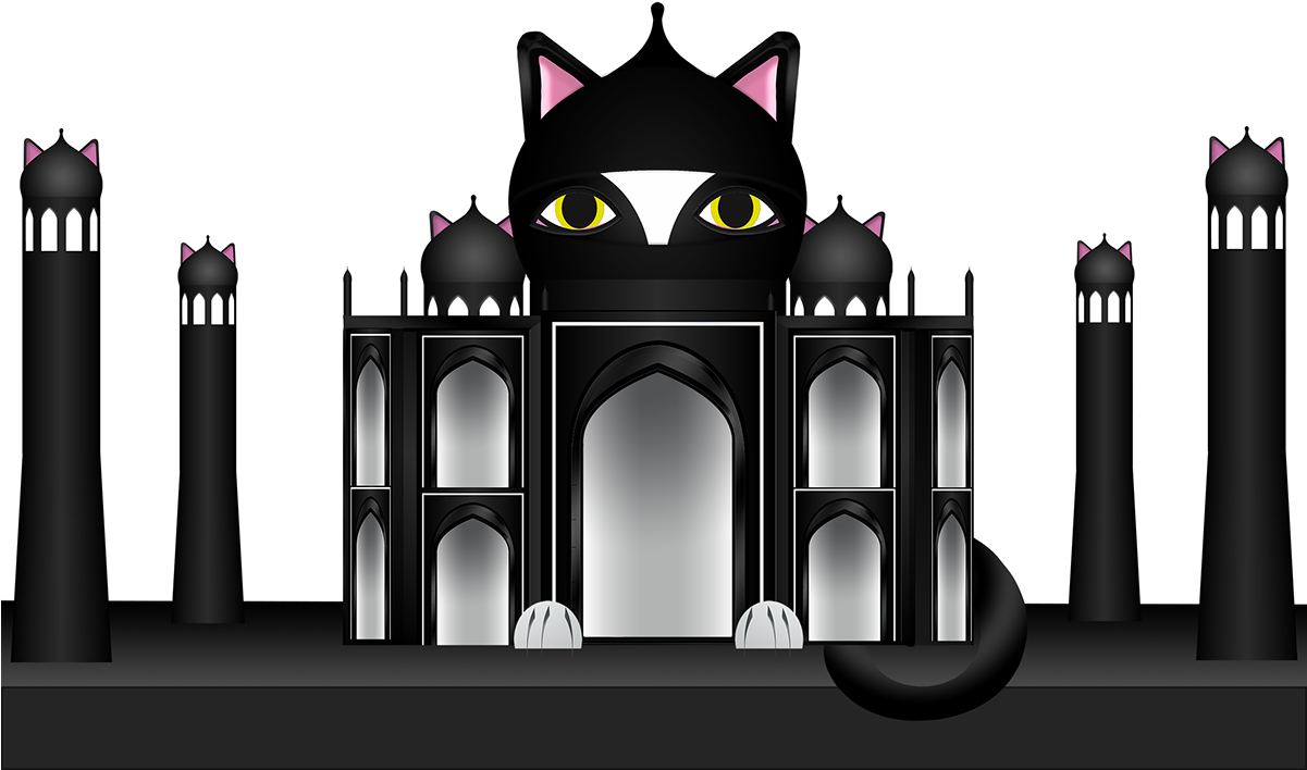 Download While Visiting The Taj Mahal, Like Many A Cat, Ninjacat ...