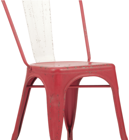 Download Red Vintage Tolix Style Side Chair Caf Chairs Cult - Tolix ...