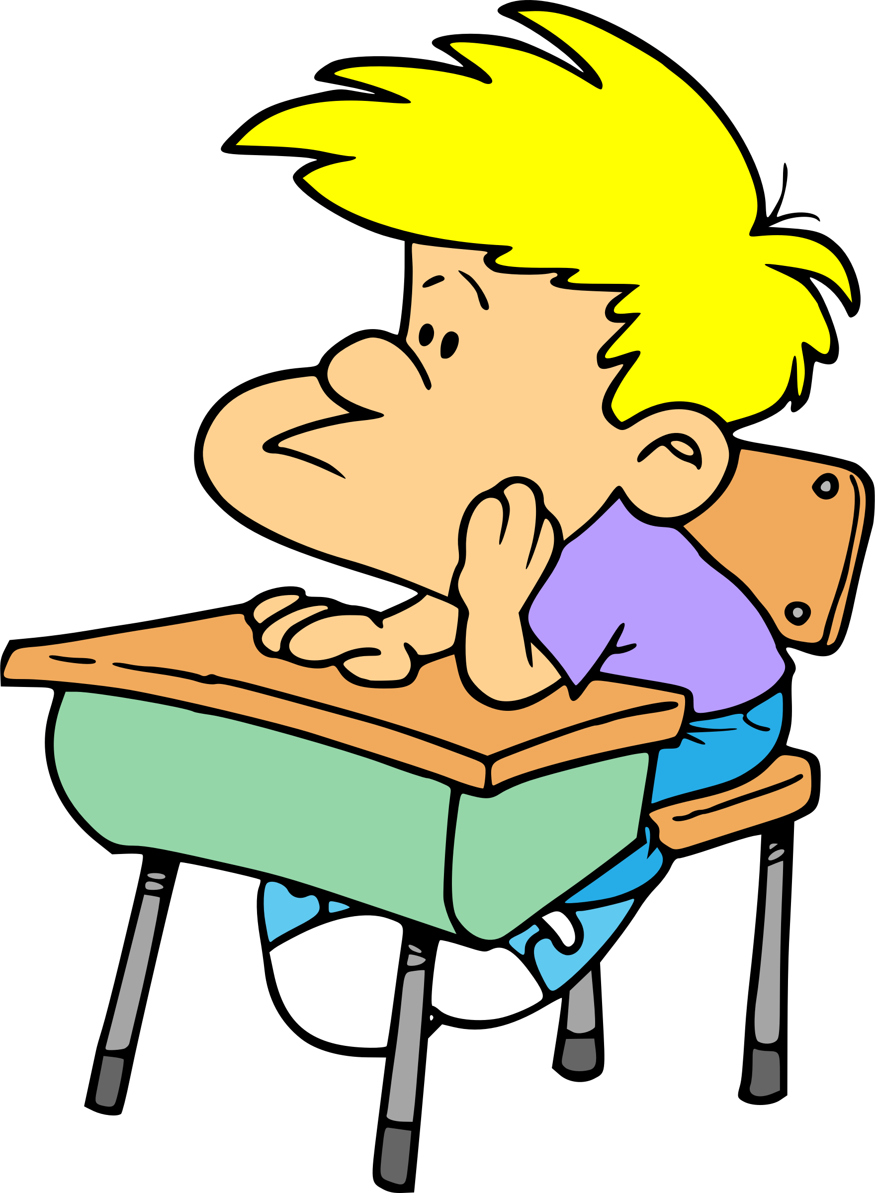 Download This Free Icons Png Design Of Bored Student - Full Size PNG ...