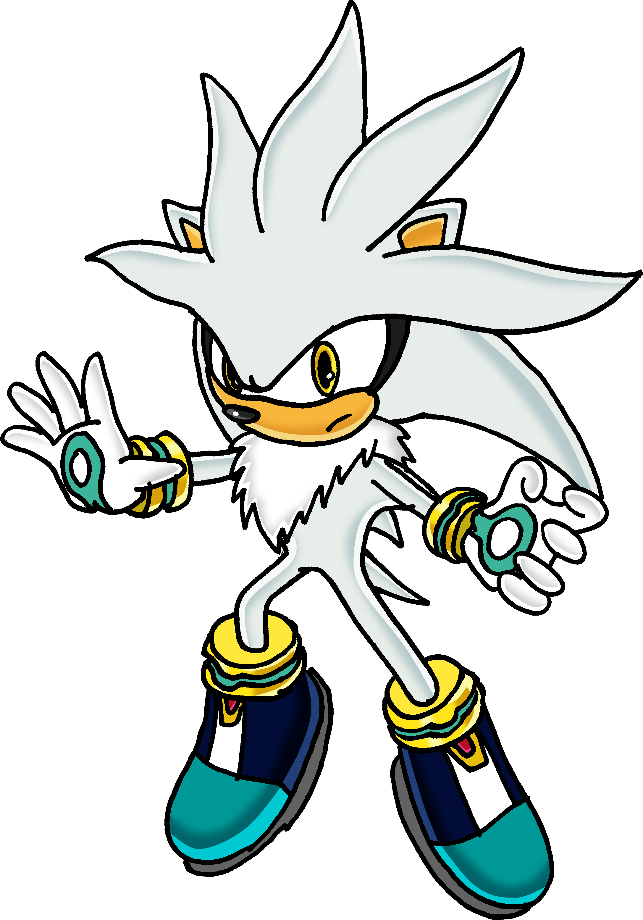 Download Silver The Hedgehog - Silver Sonic Png - Full Size PNG Image ...