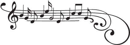 Download Treble Clef Wall Decal - 3 Octave C Scale Flute - Full Size ...