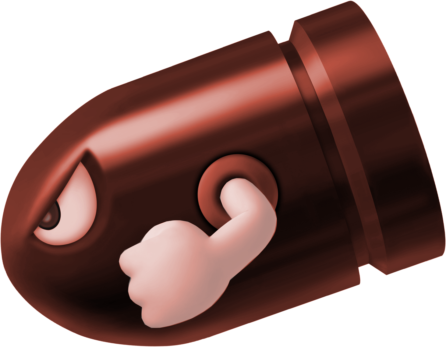 Download Missile Bill - Bioworld Bullet From Mario Bros Belt And Buckle ...