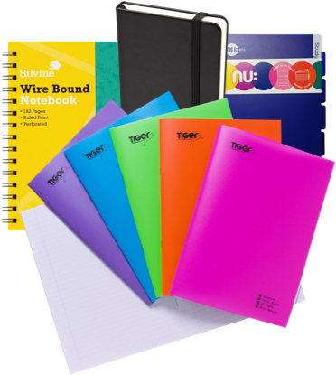 Download A5 - Silvine A5 Twin Wire Hardback Notebook - Full Size PNG ...