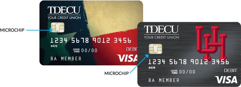 Download Chip Card - Tdecu Debit Card - Full Size PNG Image - PNGkit