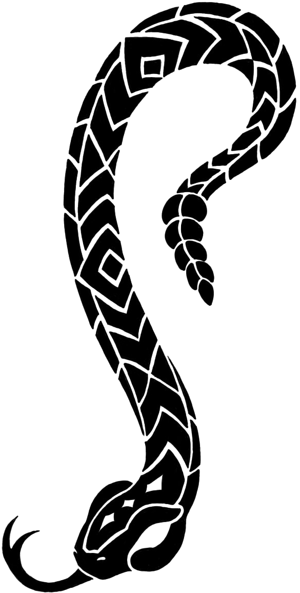 Download Snake Tattoo Png Image Transparent - Tribal Snake - Full Size ...