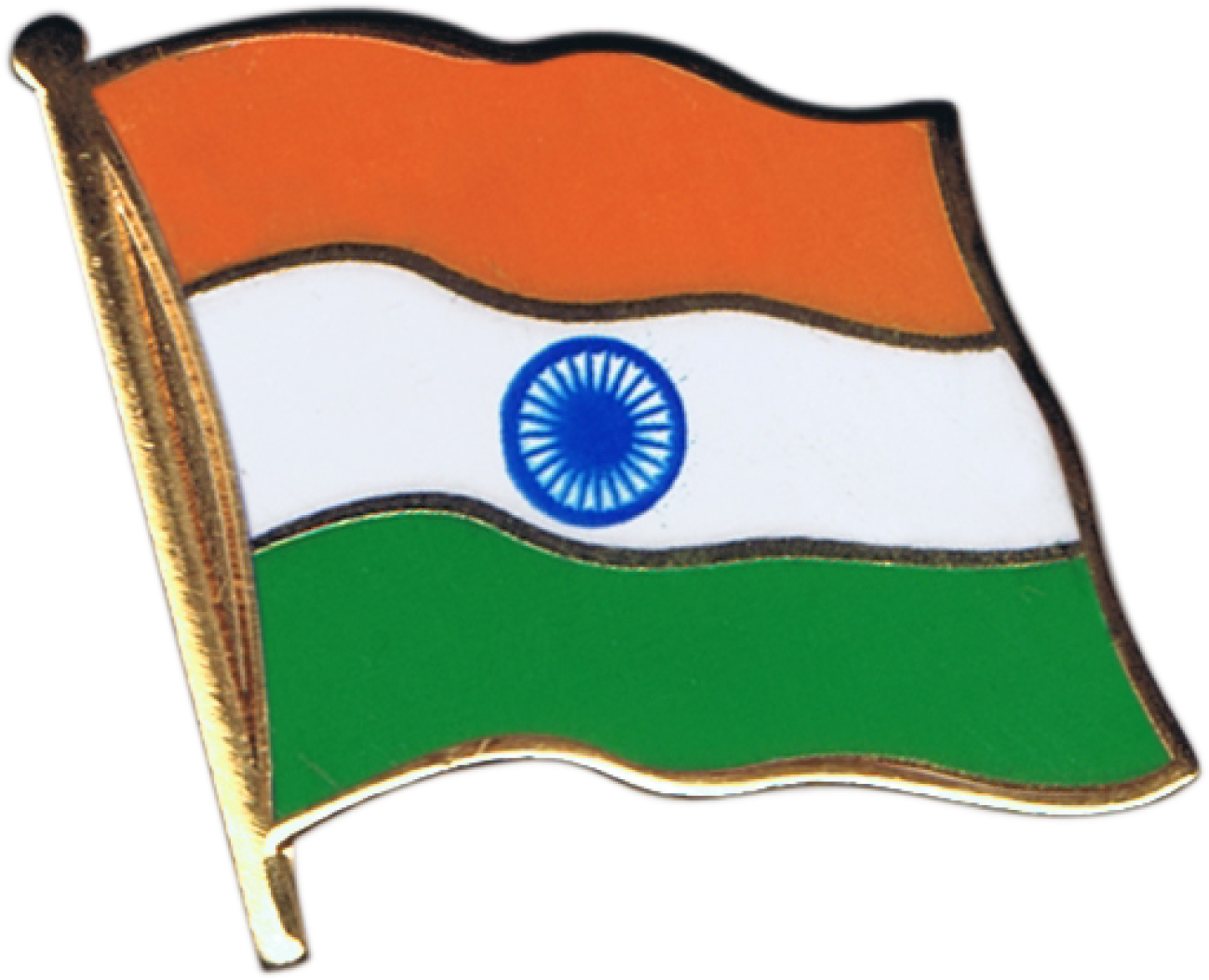Download India Enamel National Country Flag Pin Badge - India Flag ...