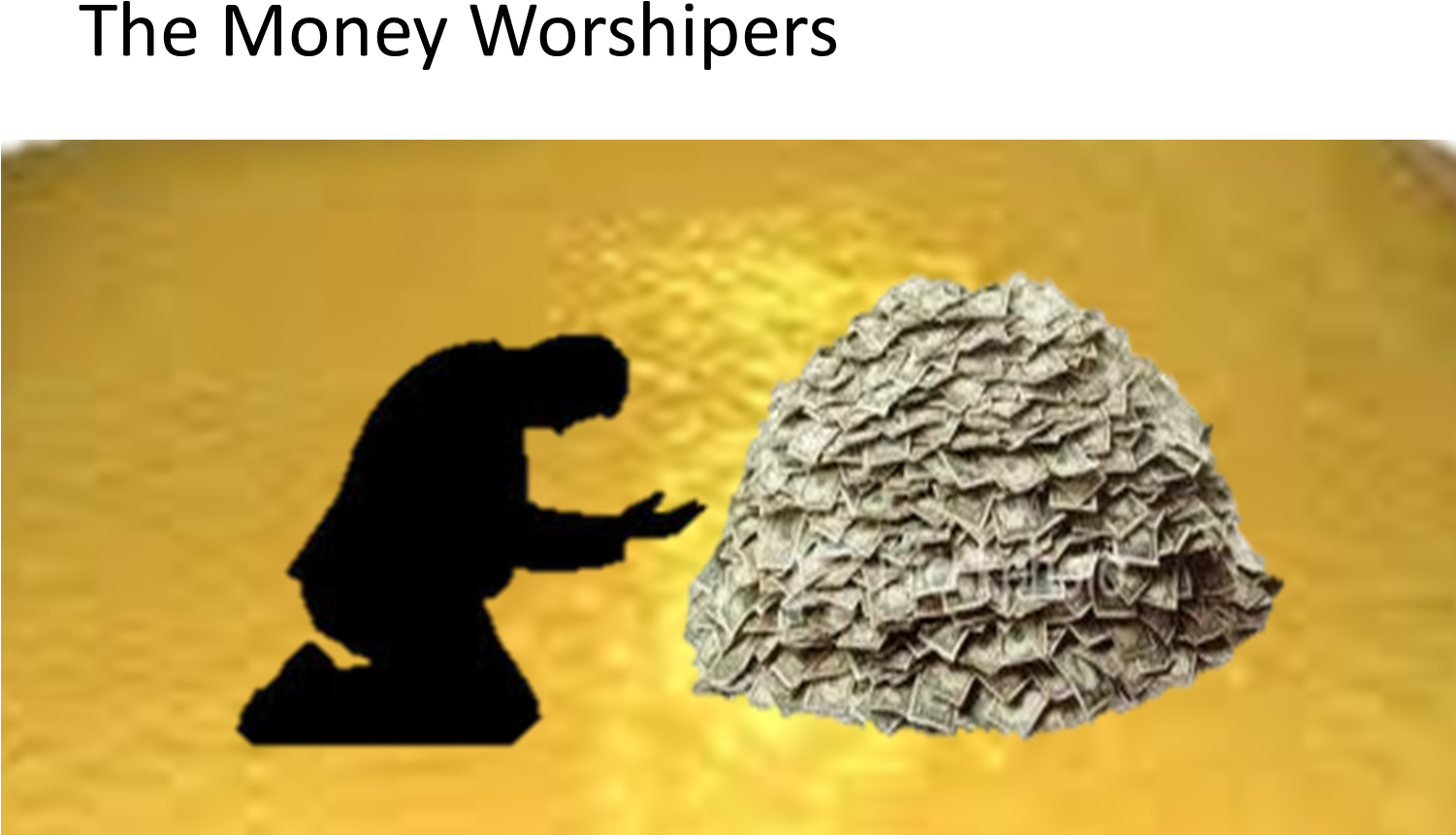 Download Transparent Money Worshiper - Religion - PNGkit