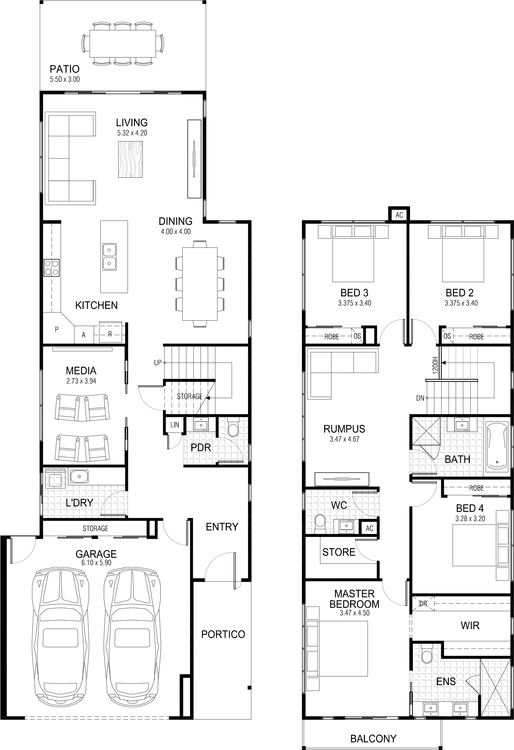 Download Daintree 270 - Floor Plan - Full Size PNG Image - PNGkit